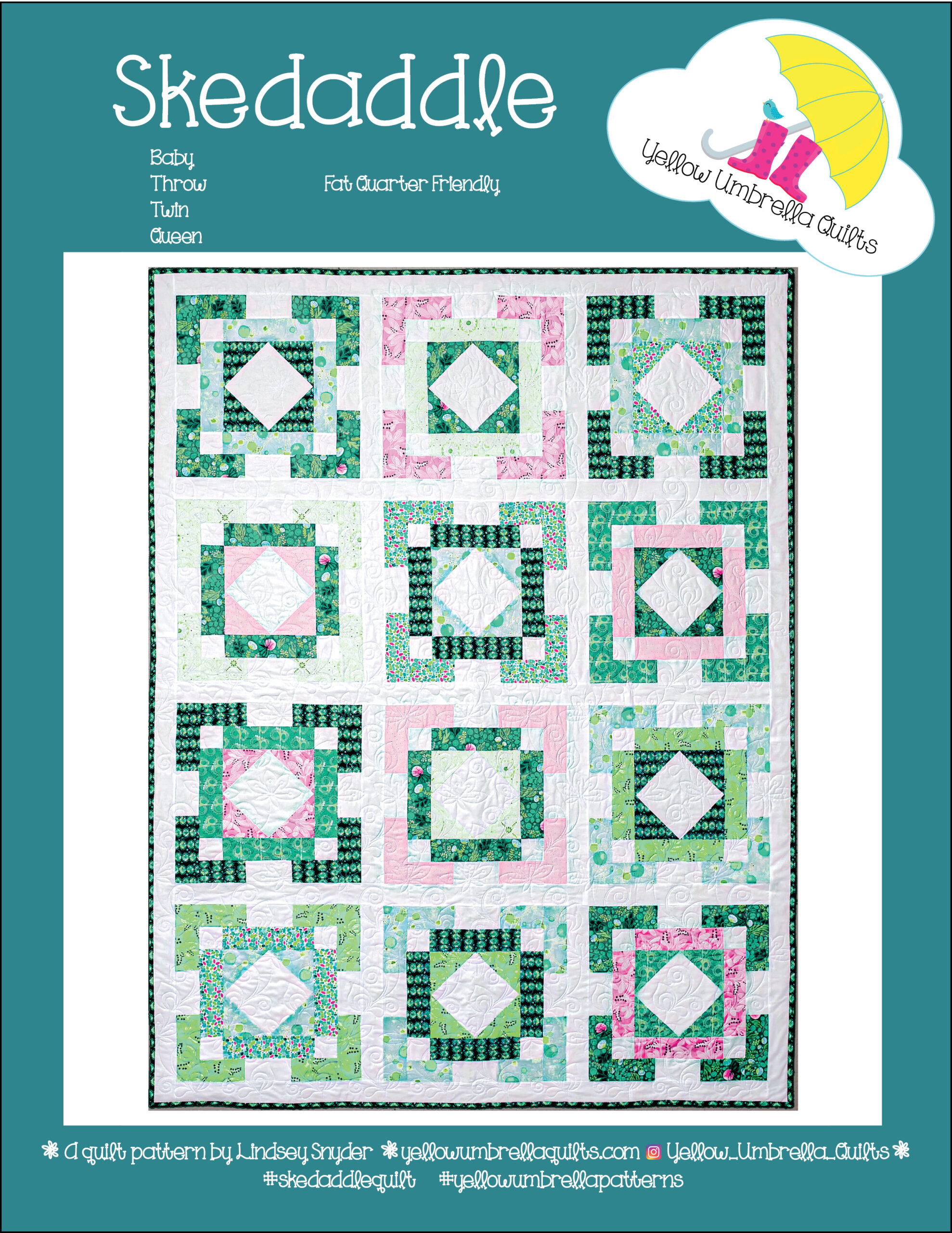 Skedaddle Quilt Pattern - PDF Downloadable Version